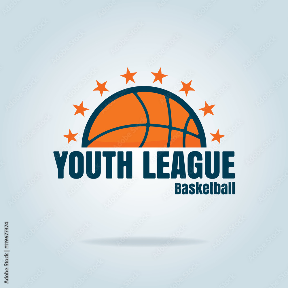 Basketball logo Stock Vector | Adobe Stock