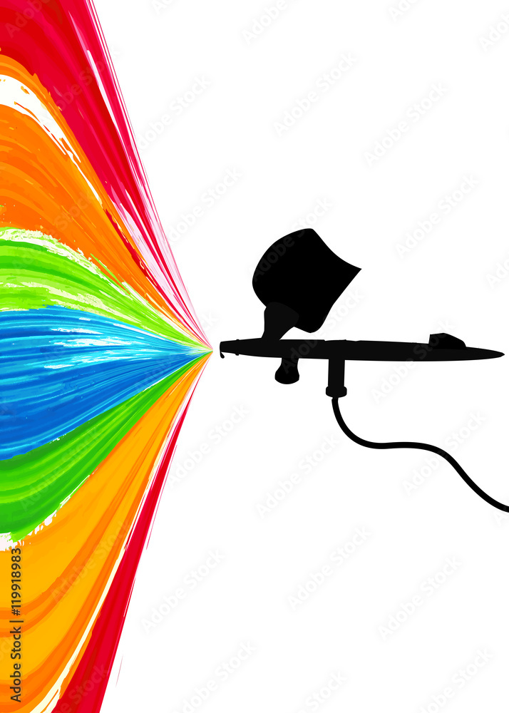 background with spray paint Stock Vector | Adobe Stock