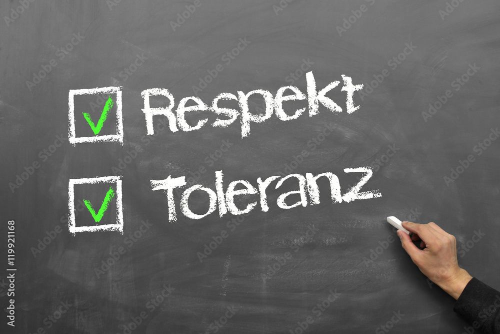 Stock-Foto „Respekt u. Toleranz“ | Adobe Stock