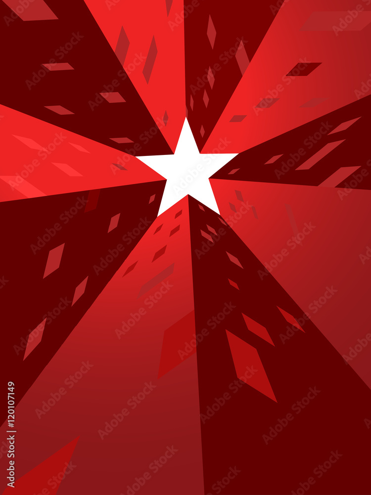 propaganda poster with modern design Stock Vector | Adobe Stock