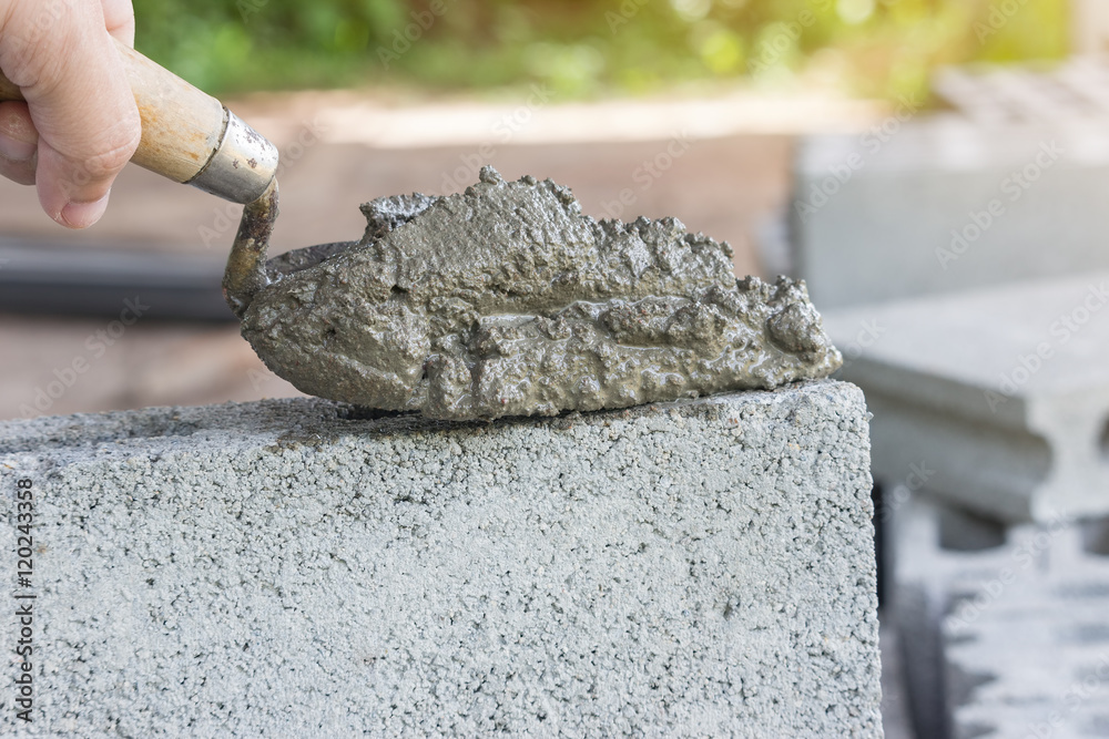 Trowel and mortar store