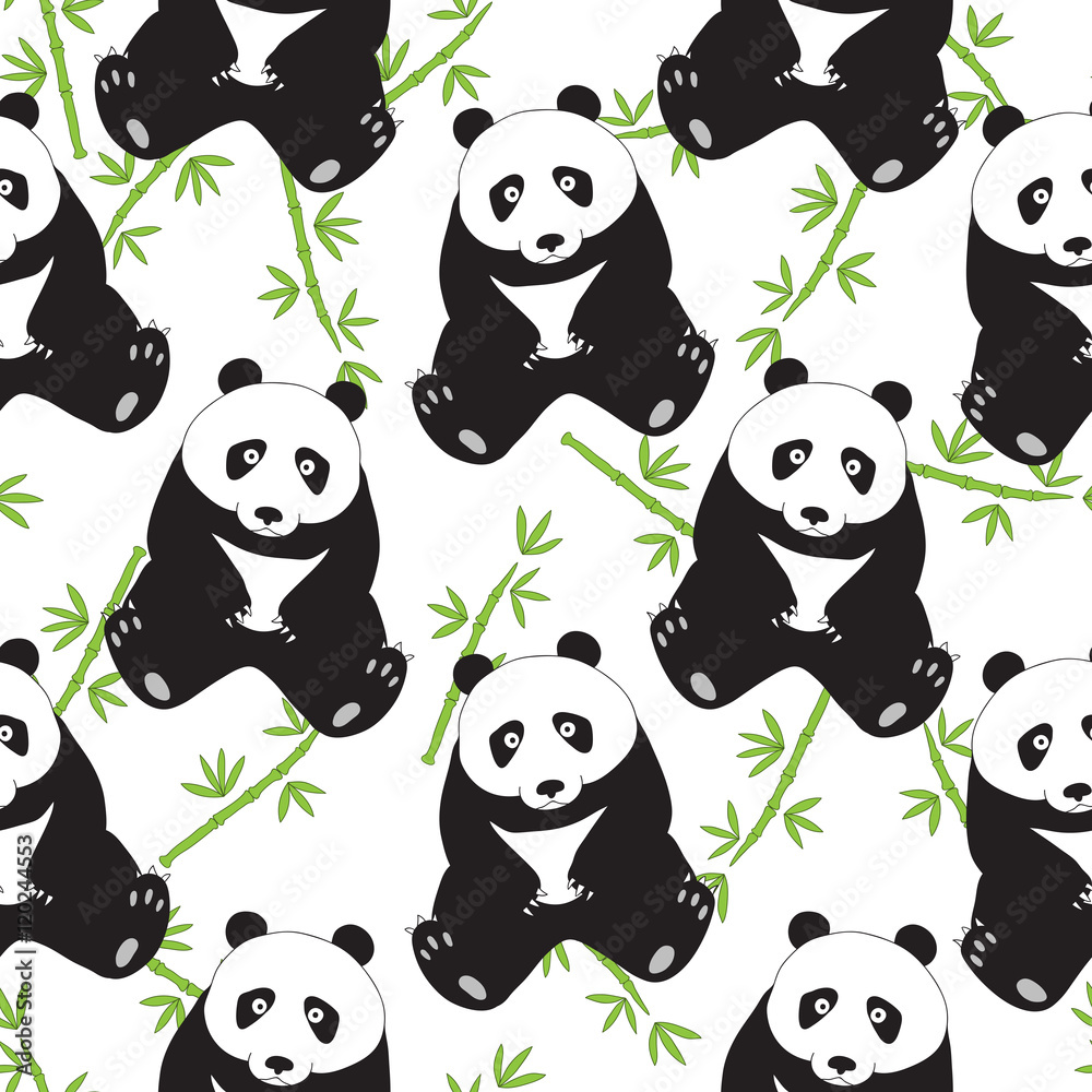 Stock-Vektorgrafik „Seamless abstract pattern with hand-drawn cute ...