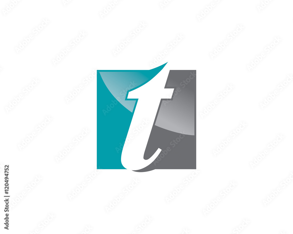 Neo Letter T Logo Icon Stock Vector | Adobe Stock