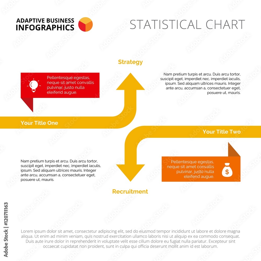 Stock-Vektorgrafik „Increasing and Decreasing Arrows Slide“ | Adobe Stock