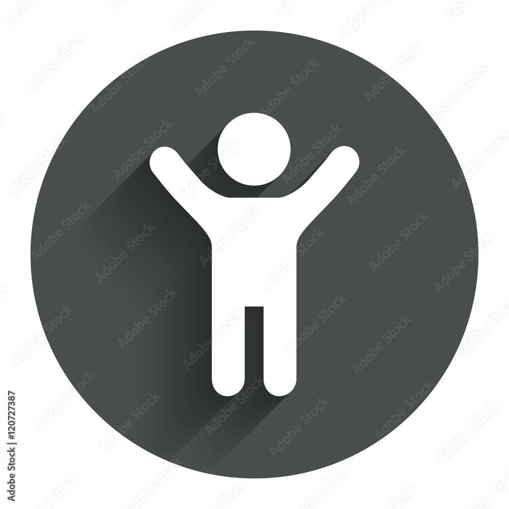 Child icon. Happy young boy symbol. Stock Vector | Adobe Stock
