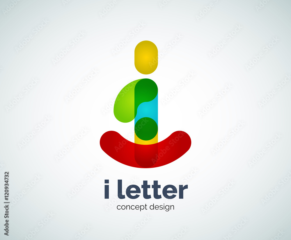 Letter i logo Stock Vector | Adobe Stock
