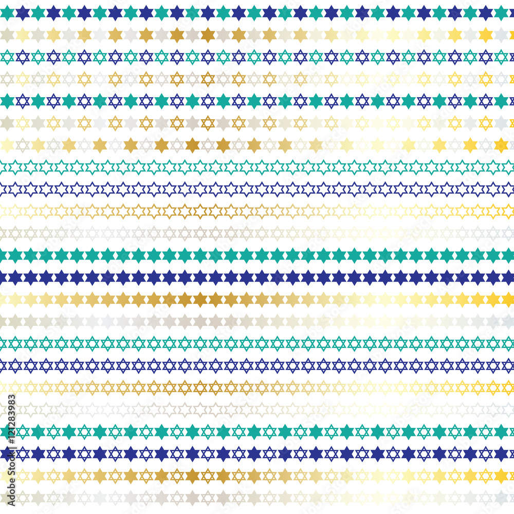 Star of David border patterns Stock Illustration | Adobe Stock