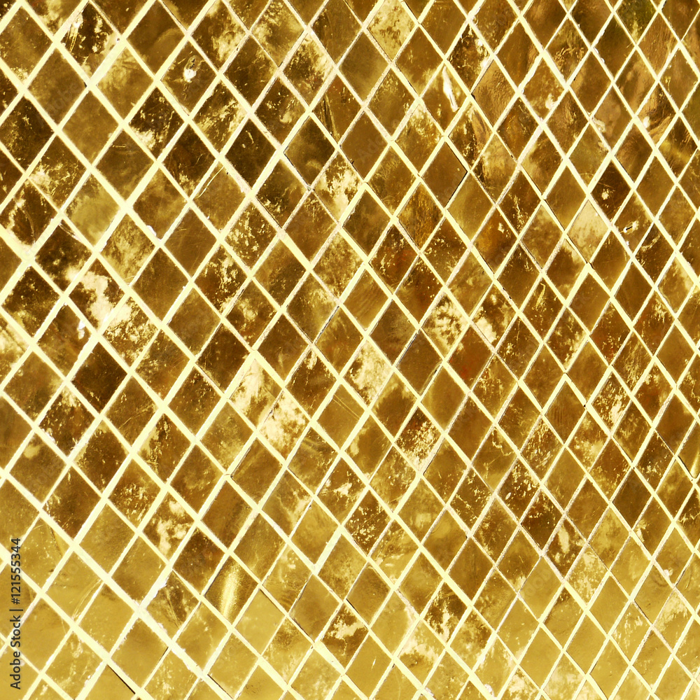 gold tile wall texture Stock Photo | Adobe Stock
