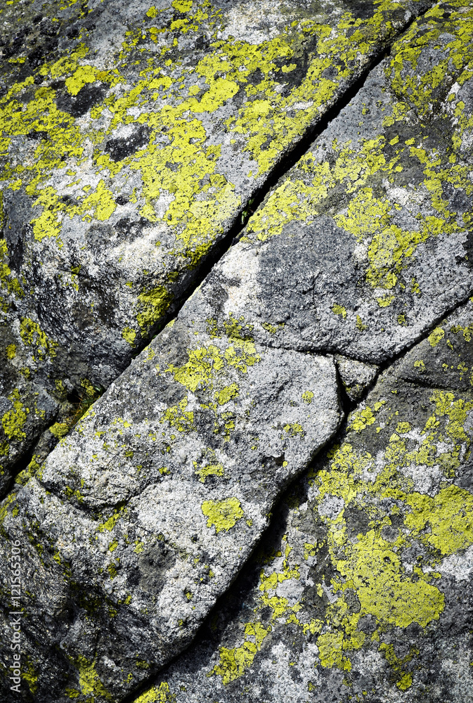 granite stone block with slanting fissures Stock Photo | Adobe Stock