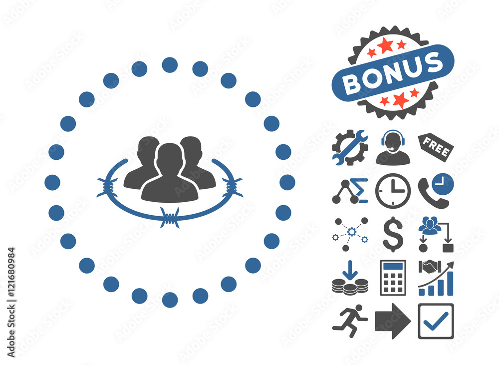 Strict Management pictograph with bonus images. Vector illustration ...