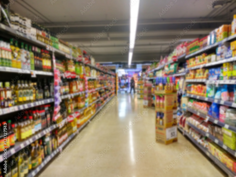super market background blur Stock Photo | Adobe Stock
