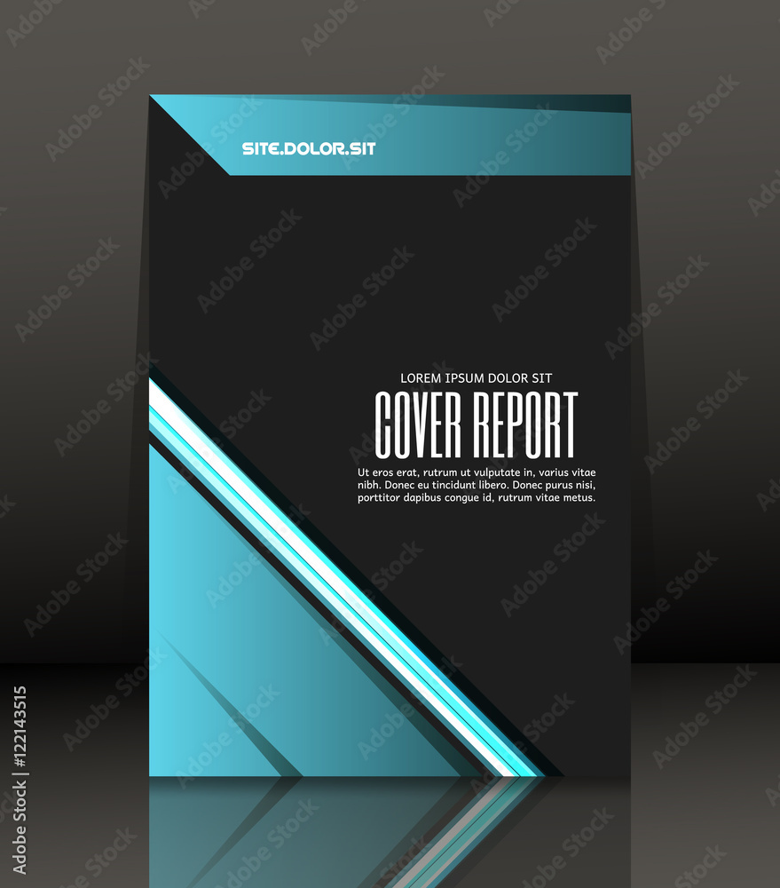 Abstract composition. Template Design for flyer. Brochure. Poster in A4 ...