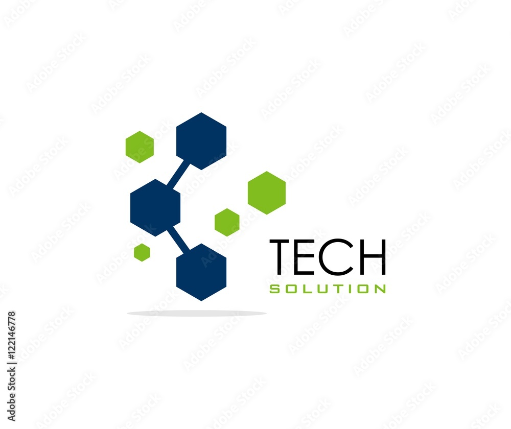 Tech logo Stock Vector | Adobe Stock