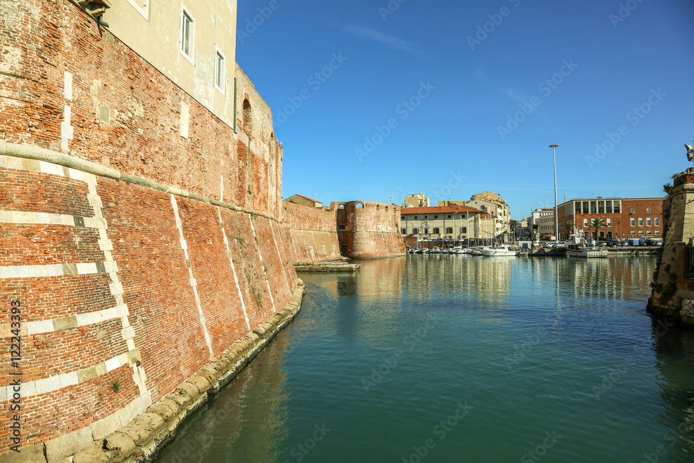 Italien, Toscana, Riviera, Livorno, Hafen, Seehafen, Fähren, Schiffe, Boote, Motorbote, Fähre ...