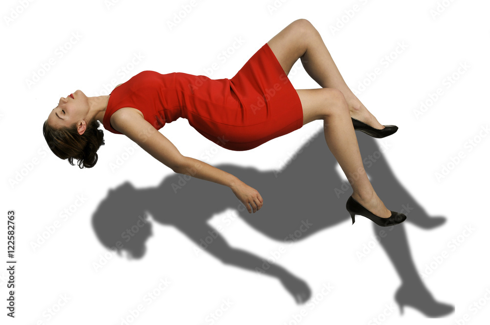 Beautiful Floating woman Stock Photo | Adobe Stock