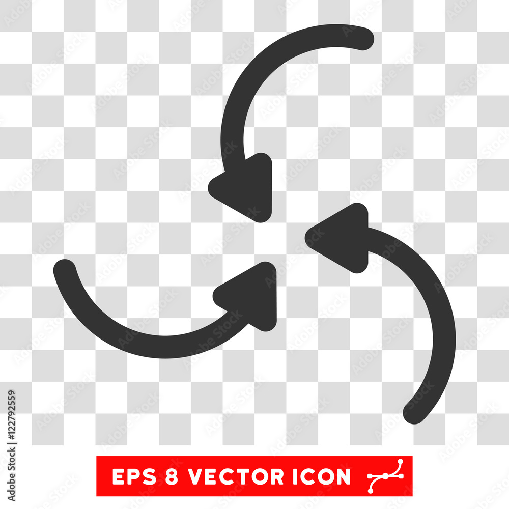 Vortex Arrows round icon. Vector EPS illustration style is flat iconic ...
