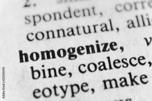 Homogenize Stock Photo | Adobe Stock