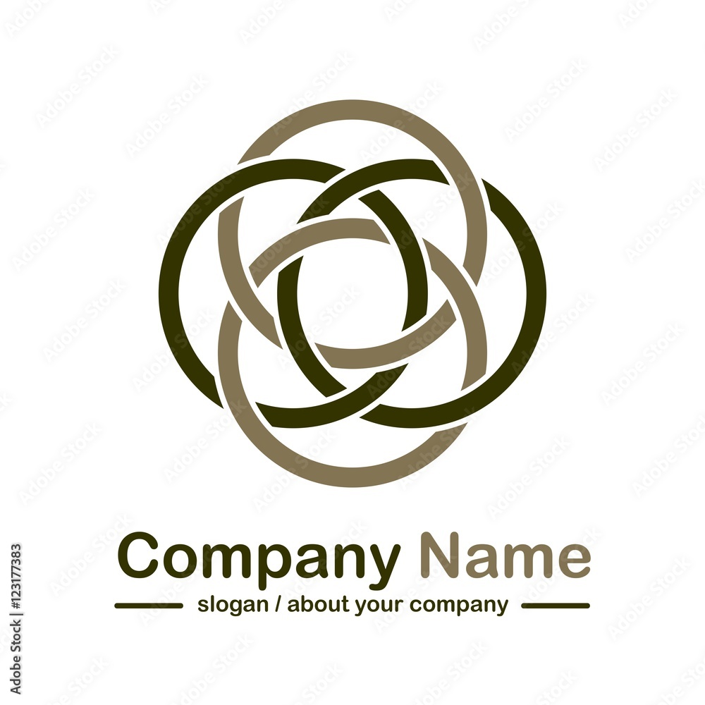 circle vector business logo Stock Vector | Adobe Stock