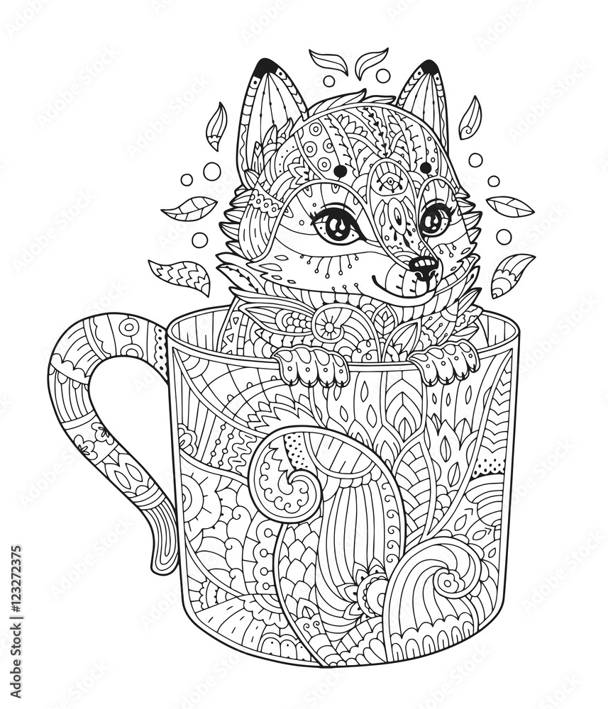 animal patterns coloring pages