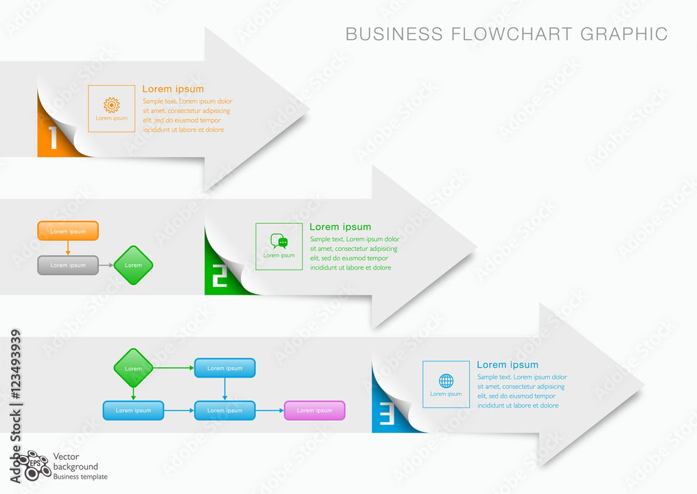 Business Flowchart #Vector Graphic Stock Vector | Adobe Stock