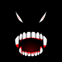 Halloween Mouth Dripping Blood Free Stock Photo - Public Domain Pictures