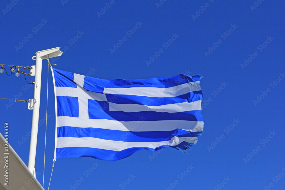 drapeau grecque Stock Photo | Adobe Stock