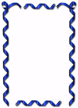 Blue Ribbon Border Free Stock Photo - Public Domain Pictures