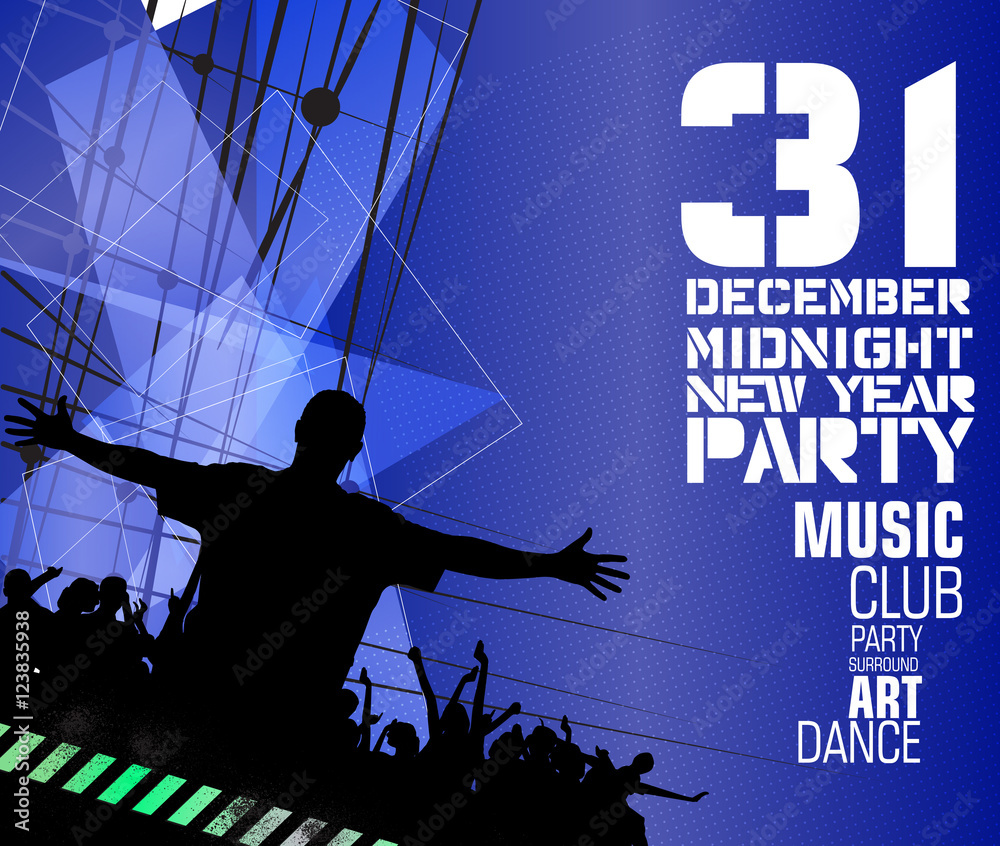 Music background with dancing people, vector Stock Vector | Adobe Stock