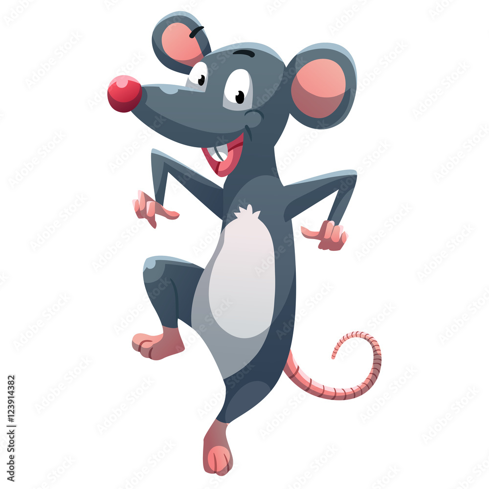 Dancing rat Stock Vector | Adobe Stock
