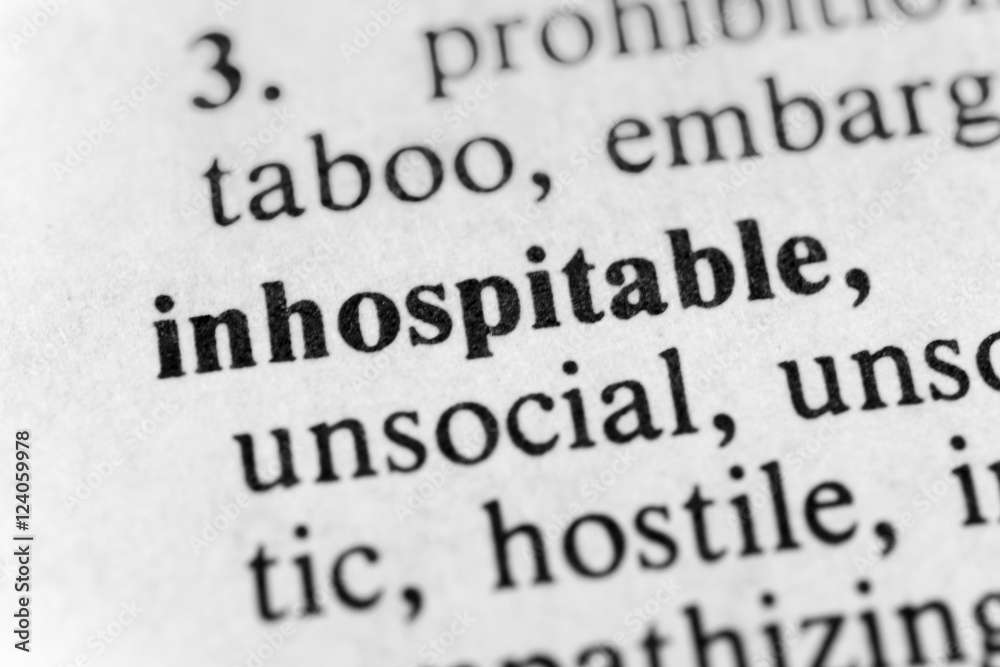 Foto de Stock Inhospitable | Adobe Stock