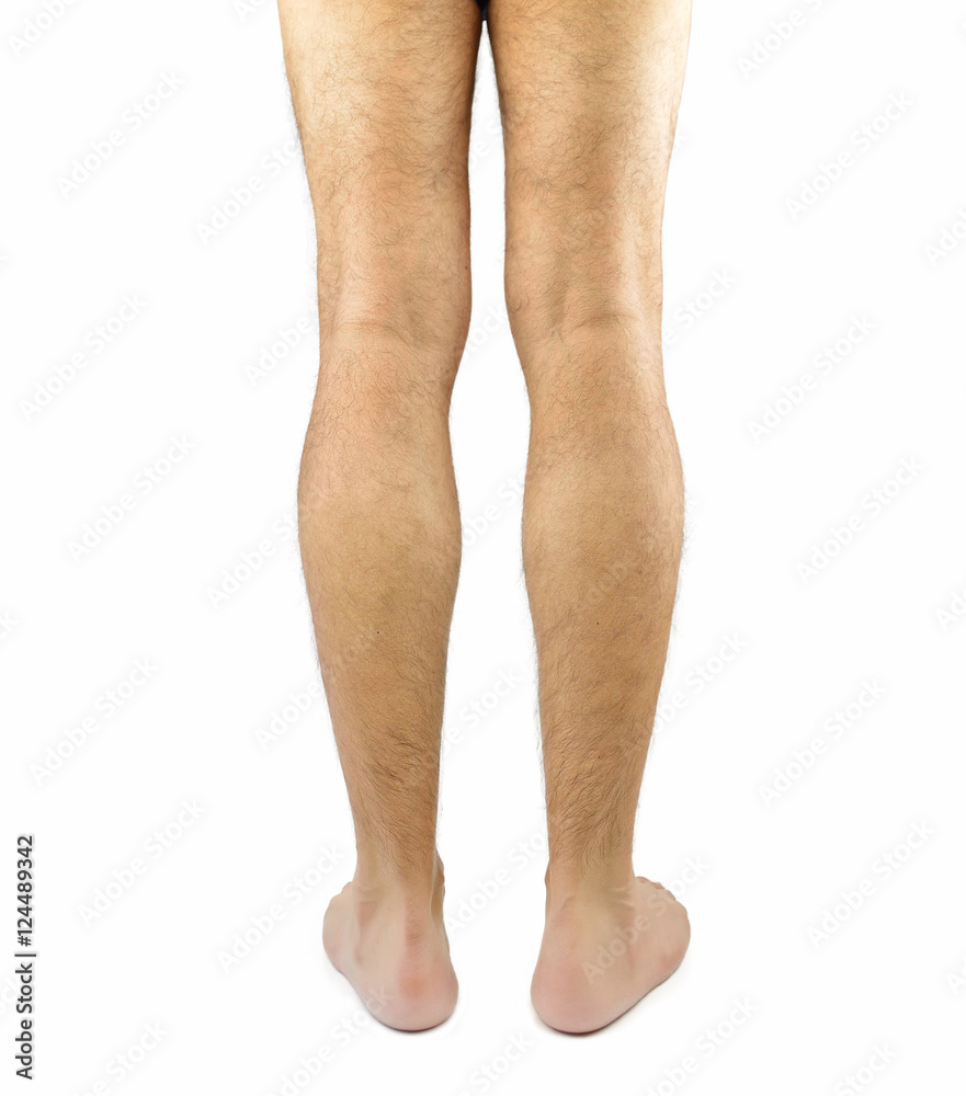 Stock-Foto „rear view of a man legs“ | Adobe Stock