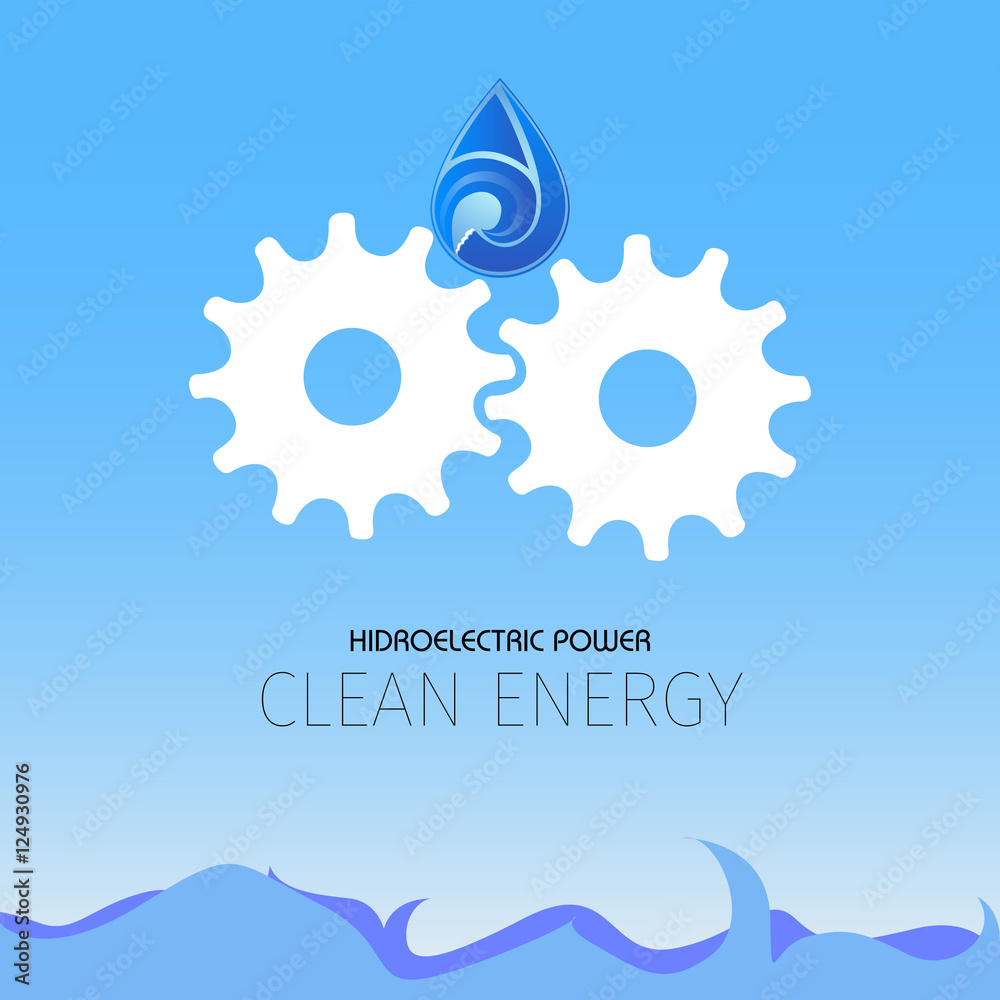 Clean energy illustration Stock Vector | Adobe Stock