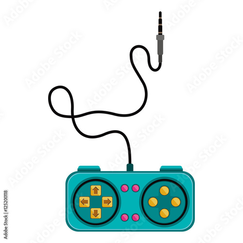 remote control games with rectangle form vector illustration - Buy this ...