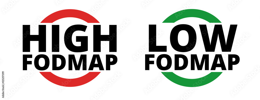 Fodmap - High Fodmap / Low Fodmap - Fodmaps Diet Stock Vector | Adobe Stock