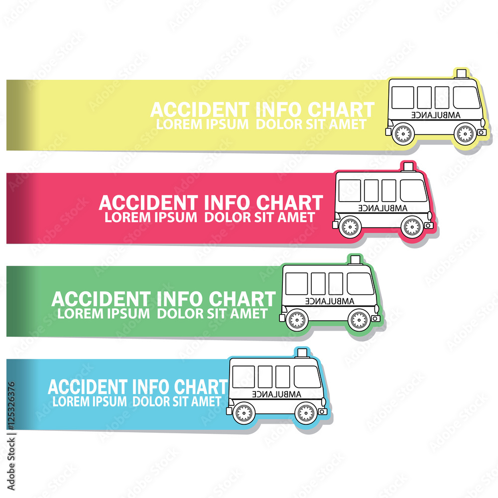 color chart of Ambulance Stock Vector | Adobe Stock