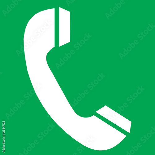 Znak ikona piktogram telefon awaryjny Stock Vector | Adobe Stock
