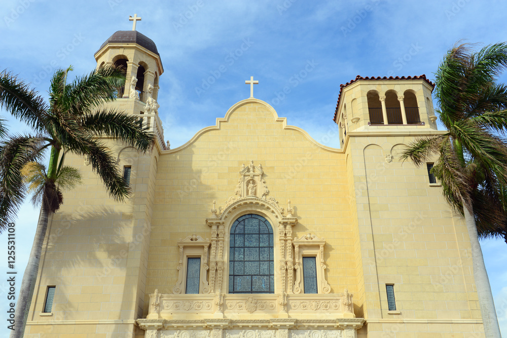 St. Edward Roman Catholic Church built in 1927 is a Spanish Revival ...