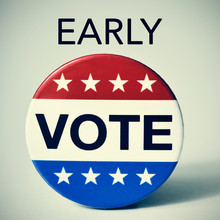 Early Voting Sign Free Stock Photo - Public Domain Pictures