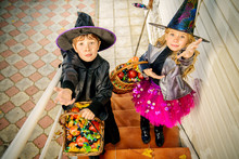 Children Trick Or Treaters Free Stock Photo - Public Domain Pictures