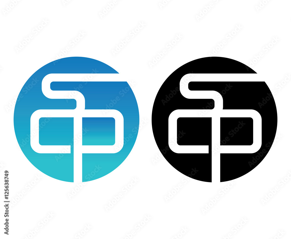 SCP Logo Design Set Stock Vector | Adobe Stock