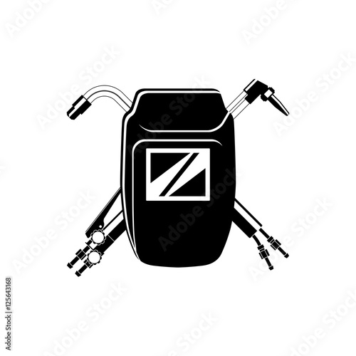 Welding logo for your company. Welding mask and cutting torches Stock ...