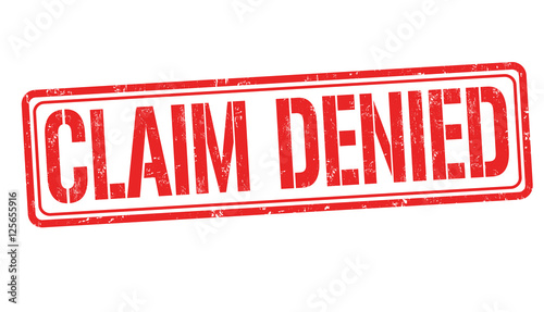 Claim denied sign or stamp Stock Vector | Adobe Stock