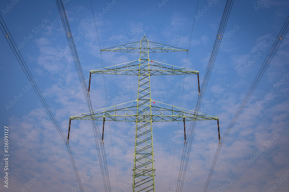 Stock-Foto „Strommast“ | Adobe Stock