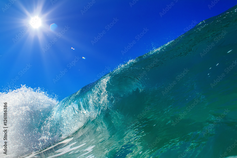 Beautiful Ocean Background Huge Shorebreak Wave for Surfing Big Stock ...