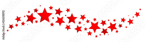 Red stars border Stock Vector | Adobe Stock
