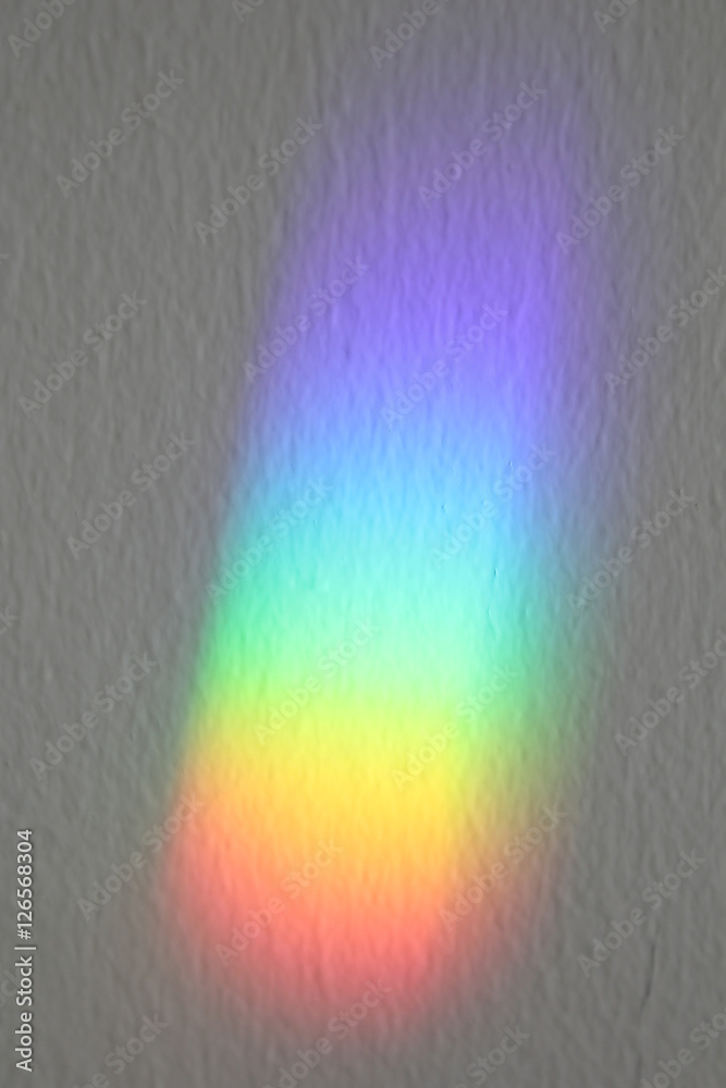 Rainbow Streak of Light Stock Photo | Adobe Stock