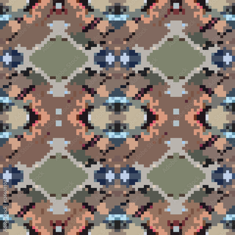seamless tileable pixel texture pattern Stock Illustration | Adobe Stock
