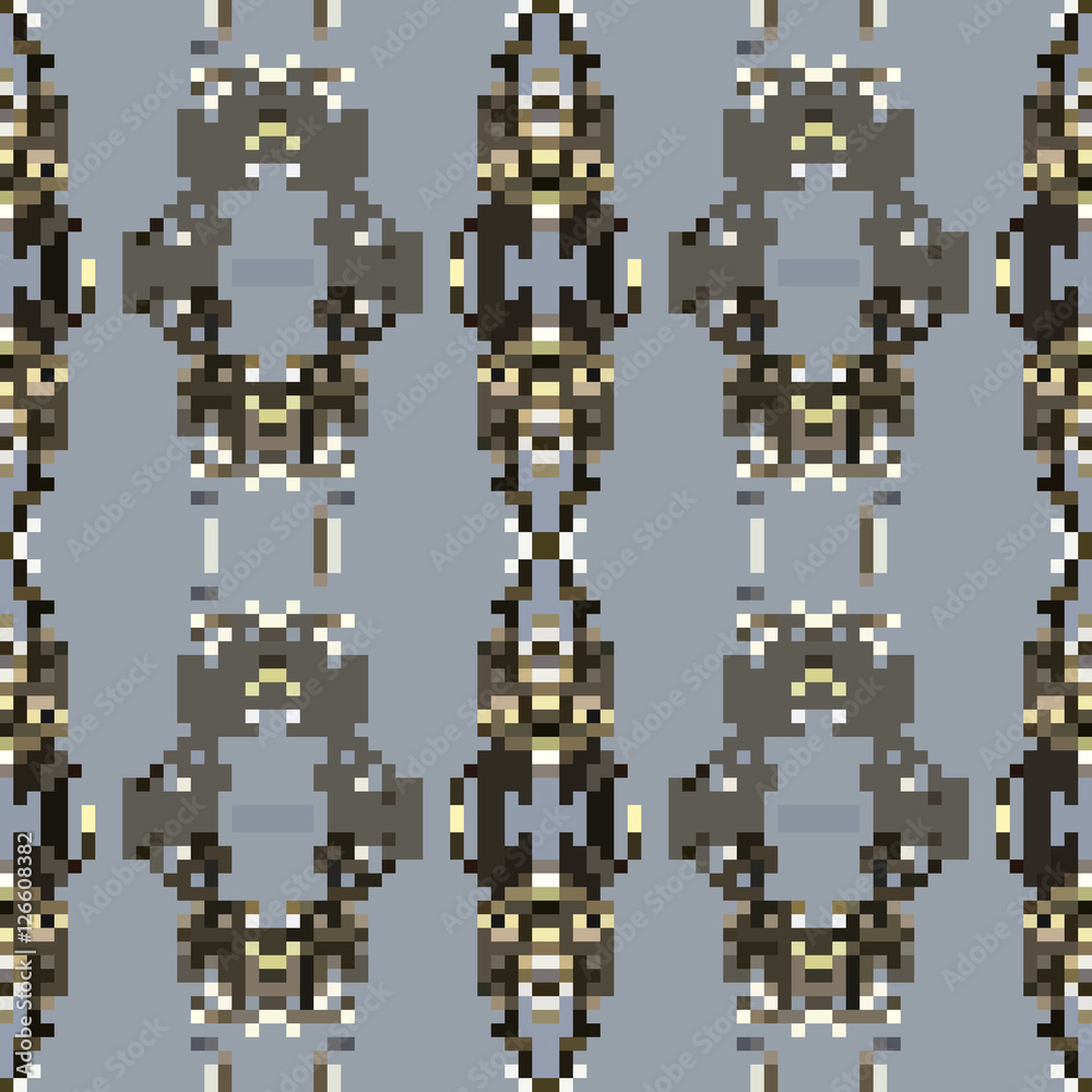 seamless tileable pixel texture pattern Stock Illustration | Adobe Stock