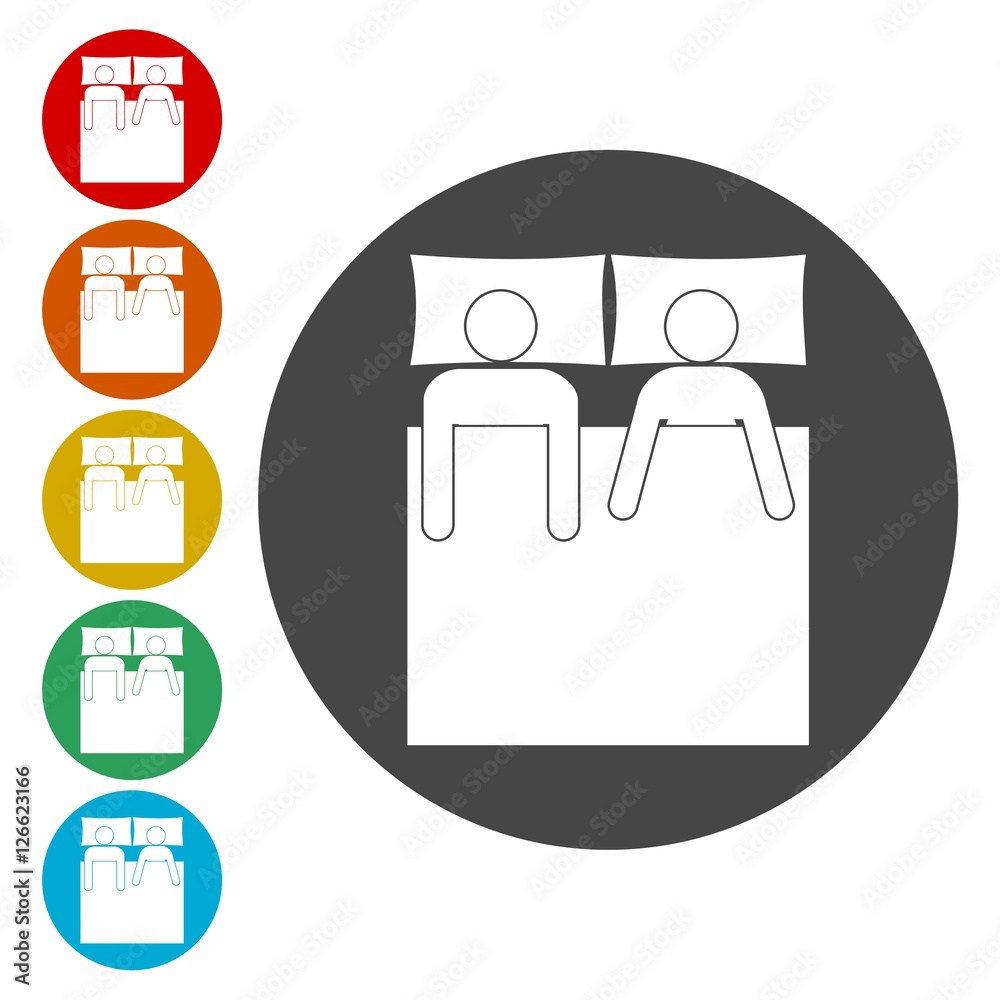 Sleeping symbol set Stock Vector | Adobe Stock