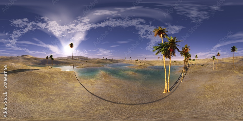 Ilustración de Stock Environment map. HDRI map. Equirectangular ...